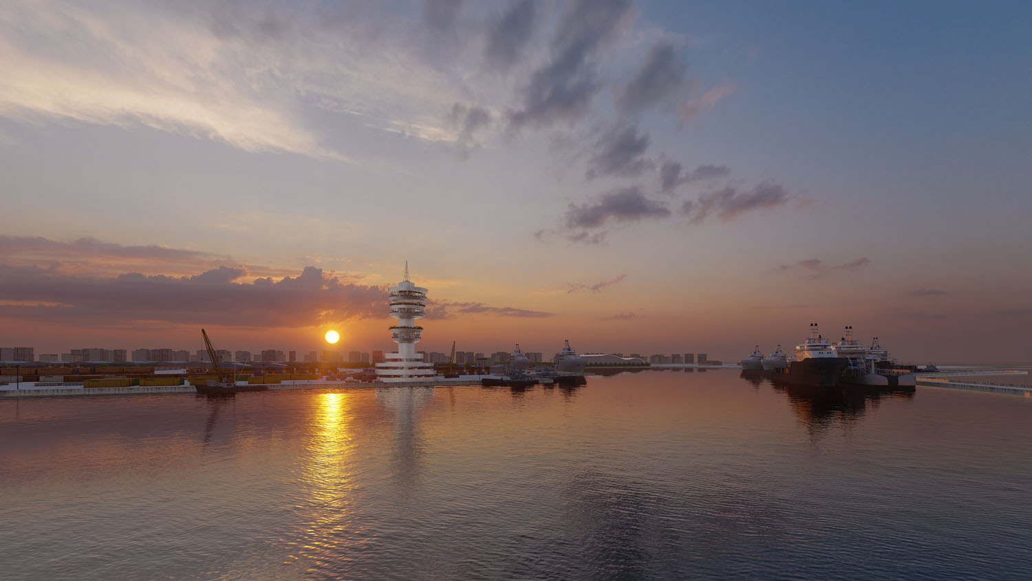 Kish Marine Control Tower Building - Naqshyad Consulting Engineers